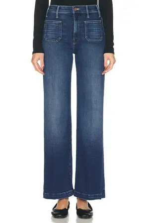 MOTHER The Hustler Roller Patch Pocket Jeans - One Last Shot