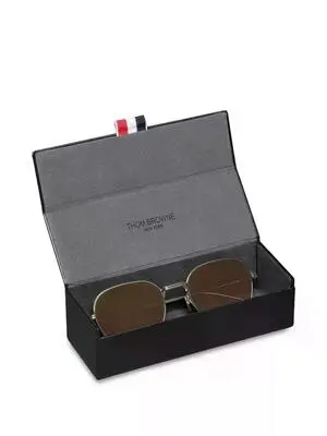 Thom Browne Square-frame Sunglasses - Silver