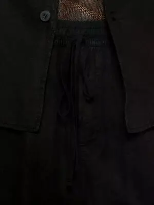 THOM KROM Drawstring Wide Leg Trousers