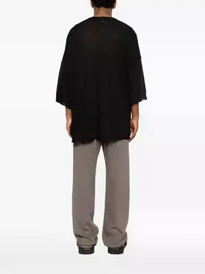 Rick Owens V Tommy V-neck T-shirt - Black
