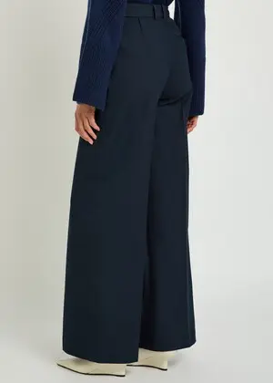 JOSEPH Yukio Flared-leg Trousers
