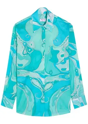 Emilio Pucci Printed Cotton Shirt