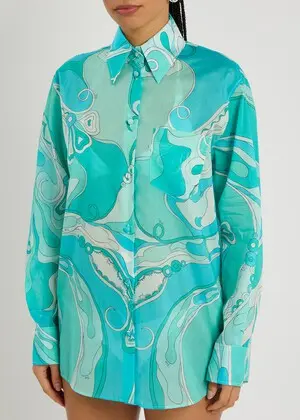 Emilio Pucci Printed Cotton Shirt