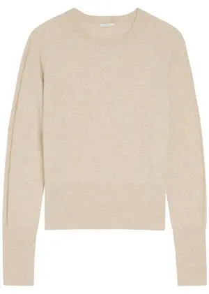 JOSEPH Melby Cashmere-blend Top - Beige