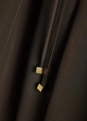 JOSEPH Wide-leg Crepe Trousers