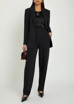 JOSEPH Barrel-leg Cady Trousers