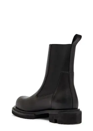 Rick Owens Gabe Leather Ankle Boots - Black