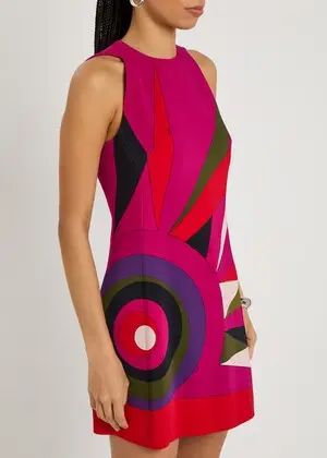 Emilio Pucci Printed Cady Mini Dress - Multicoloured 1