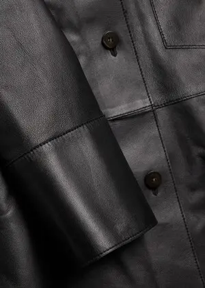 JOSEPH Penna Leather Jacket - Black