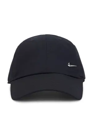 Nike Club Cap - Black & Metallic Silver