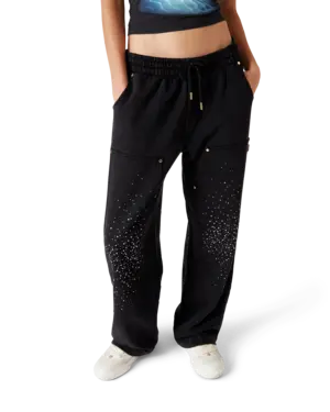 Casablanca La Prémonition Crystal Embellished Sweatpants