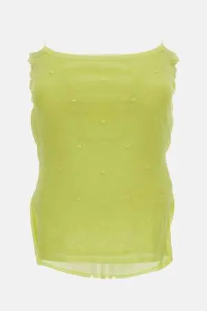 Jacquemus Jacquemus Plumed Knit Top Verde