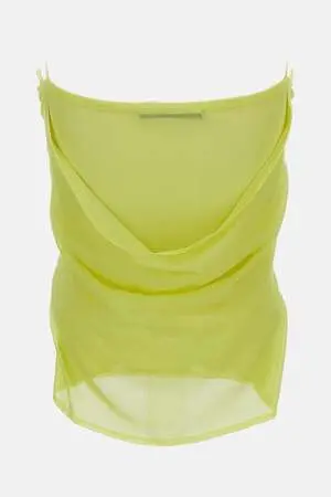 Jacquemus Plumed Knit Top - Verde