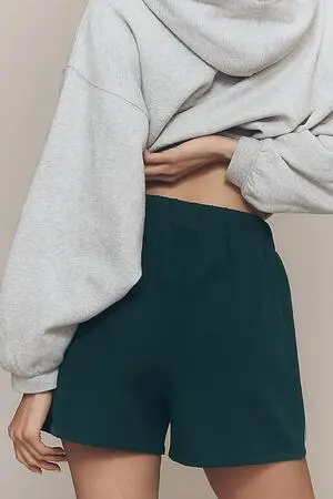 BISHOP + YOUNG Drawstring Track Shorts - Dark Green