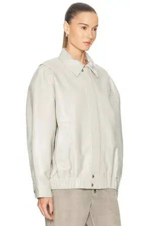 AGOLDE Aston Bomber Jacket - Buff