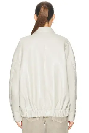AGOLDE Aston Bomber Jacket - Buff