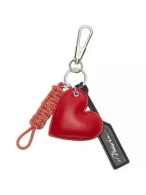 3.1 Phillip Lim Heart Charm Key Fob - Red