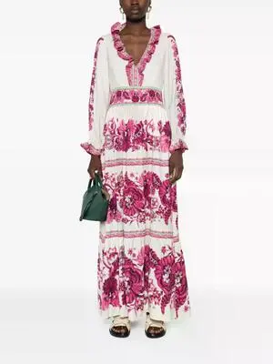 La DoubleJ Reina Crepe Maxi Dress