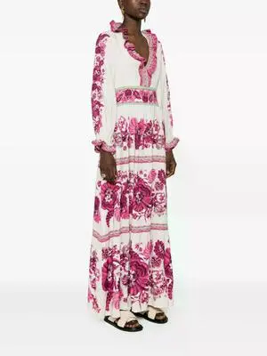 La DoubleJ Reina Crepe Maxi Dress