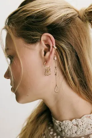 Free People Waterfall Ear Cuff Set