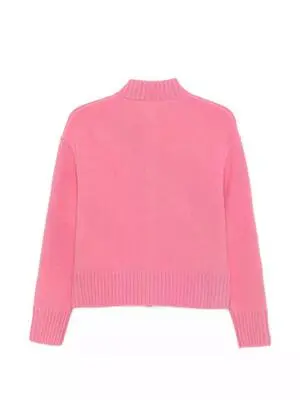 Bruno Manetti Mock-neck Cardigan - Pink