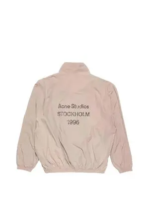 Acne Studios Logo-print Funnel Neck Zip-up Jacket