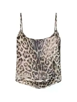 Ermanno Scervino Animal-print Long-sleeve Shirt
