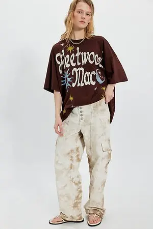 Daydreamer Fleetwood Mac Doodles Oversized Tee