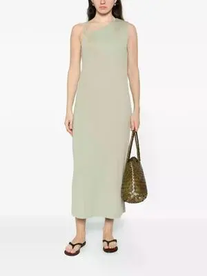 PANICALE One-shoulder Embellished Midi Dress - Green