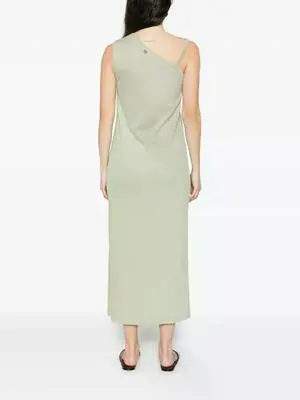 PANICALE One-shoulder Embellished Midi Dress - Green