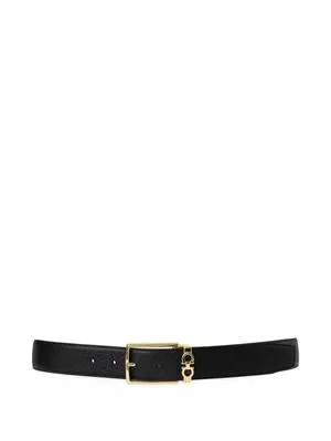 FERRAGAMO Rectangular-buckle Leather Belt