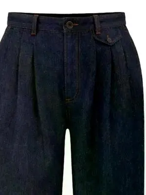 Tibi Triple-pleat Straight-leg Jeans