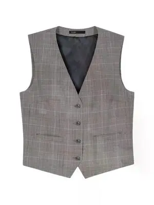 Checked Vests For Women