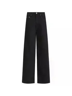 Dolce & Gabbana Five-pocket Wide-leg Jeans - Black