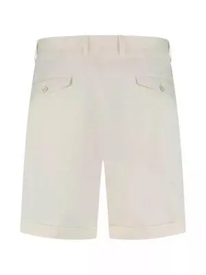 LARDINI Button Flap-pocket Shorts - Neutrals