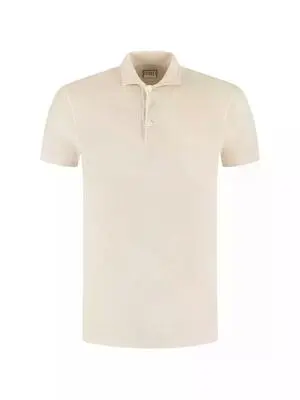 Fedeli Buttoned Polo Shirt - Neutrals