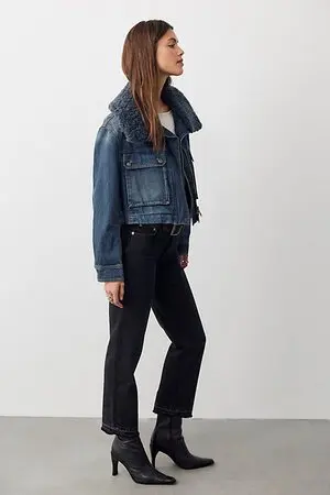 Free People We The Free Up All Hours Slim Jeans - Black