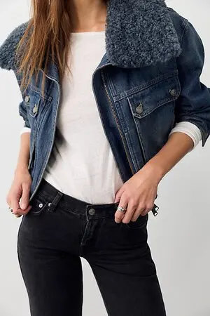 Free People We The Free Up All Hours Slim Jeans - Black