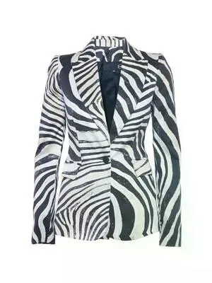 Just Cavalli Zebra-pattern Blazer
