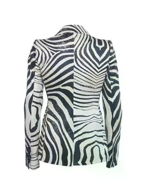Just Cavalli Zebra-pattern Blazer