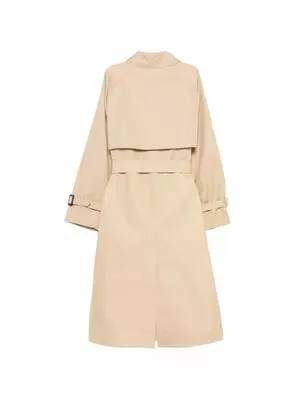 Max Mara Belted Double-breasted Coat - Neutrals