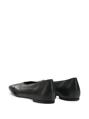 Rick Owens Leather Ballet Flats