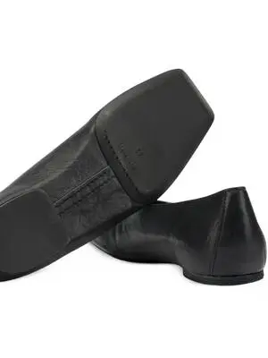Rick Owens Leather Ballet Flats