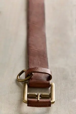 Free People We The Free Brooklyn Leather Belt - Cognac