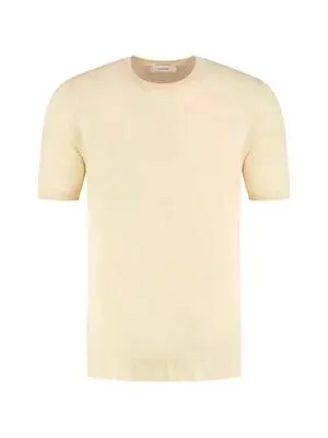 LARDINI Short-sleeve Crew-neck Sweater