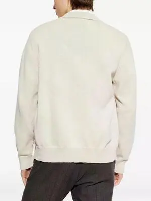 Eleventy Button Knitted Cardigan - Neutrals