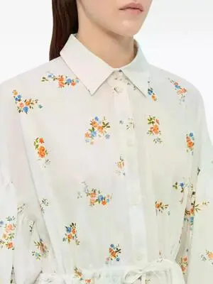 MSGM Floral-print Mini Dress