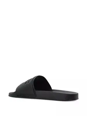 Dsquared2 Debossed Sliders - Black