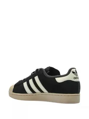 Adidas Superstar Ii Striped Sneakers - Black