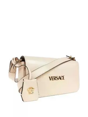 Versace Mini Tag Charm Crossbody Bag
